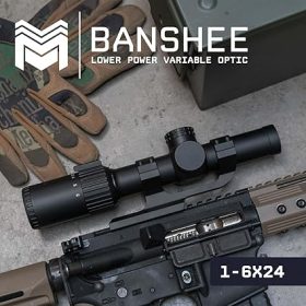 Monstrum Banshee 1-6×24 LPVO Rifle Scope with Offset Scope Mount - NG ...